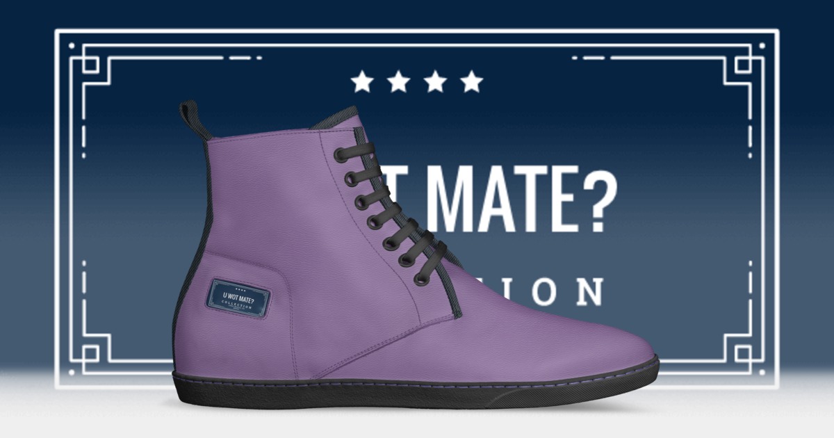 u wot mate? | A Custom Shoe concept by Steve Churman