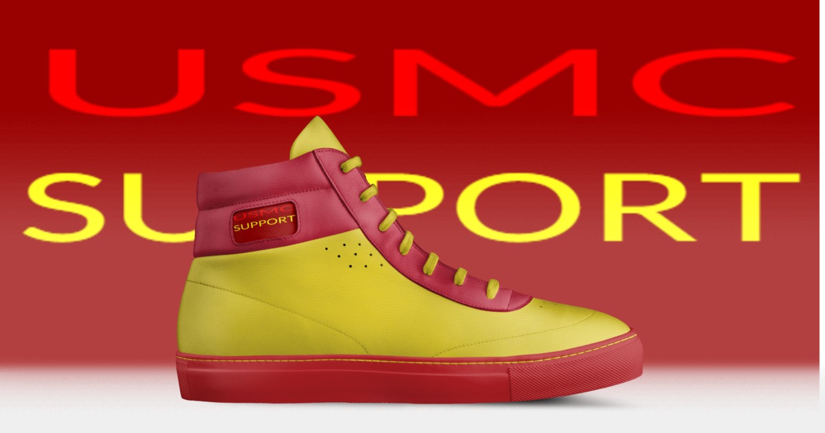 USMC support | A Custom Shoe concept by Devin Colllins
