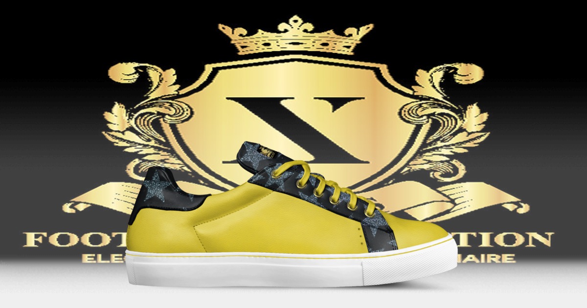 Yellow Jax | A Custom Shoe concept by Christia Diaz